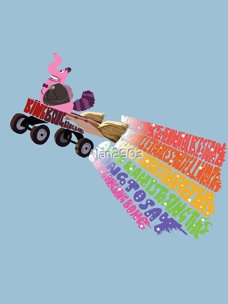 "Bing Bong's Rocket" T-shirt for Sale by Alan2903 | Redbubble | bing ...