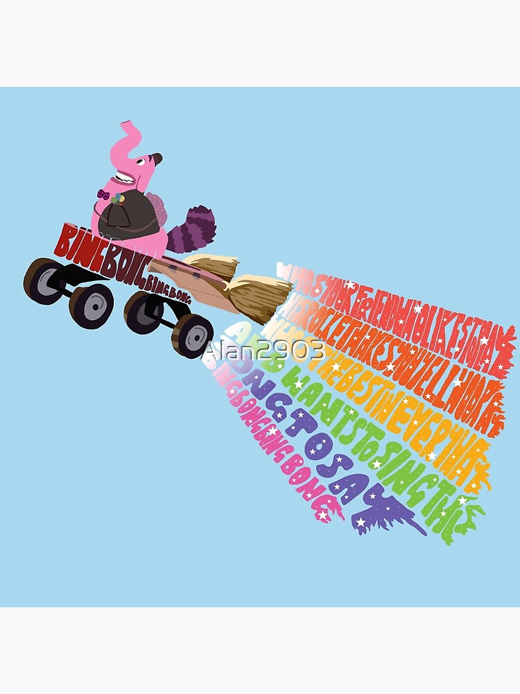 "Bing Bong's Rocket" Art Print by Alan2903 | Redbubble