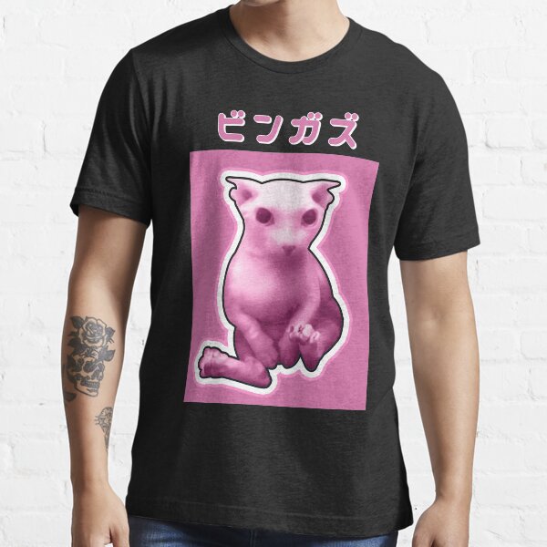 "Bingus Cat Kawaii on Black" T-shirt for Sale by Rzera- | Redbubble ...