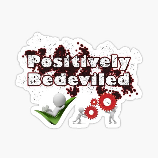 "Positively Bedeviled" Sticker for Sale by OsamaSalaymeh | Redbubble