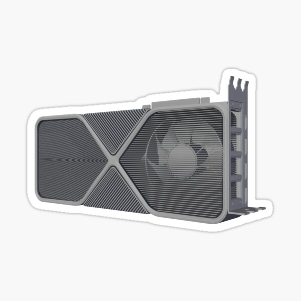 "gpu rtx render " Sticker for Sale by kombos | Redbubble