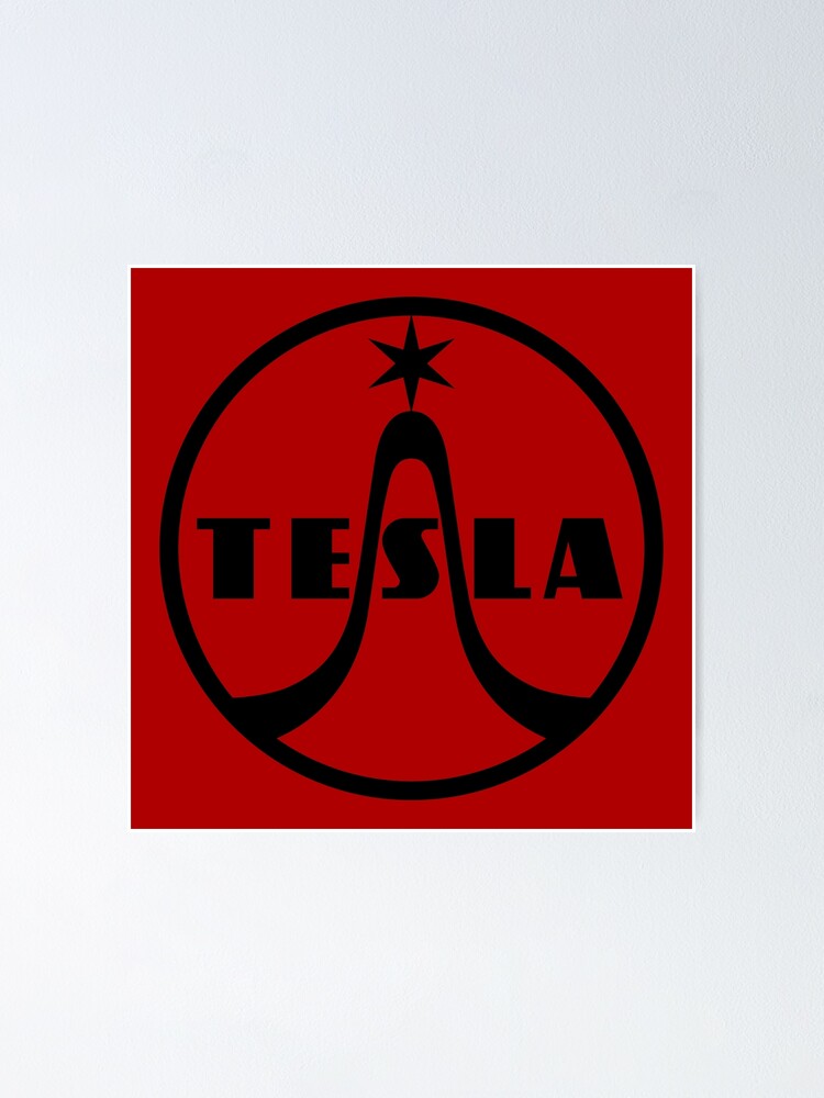 "Tesla - Vintage Logo" Poster by ABNDN | Redbubble