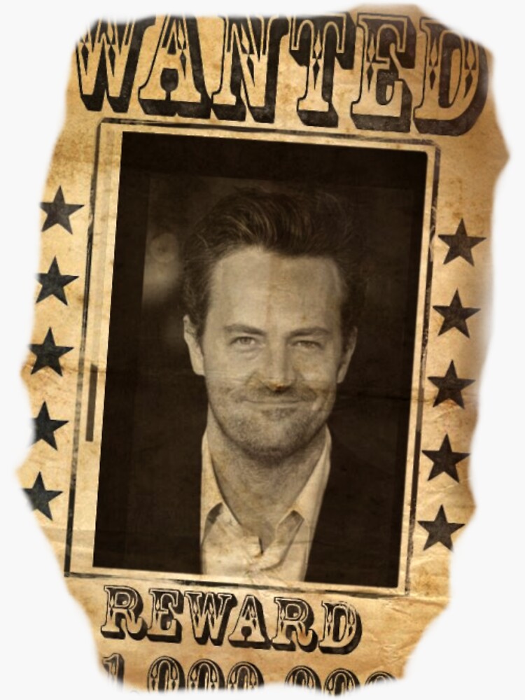 "Matthew Perry Newspaper Page Magnet" Sticker for Sale by bykondel ...