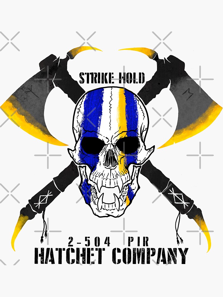 "Strike Hold 2-504th PIR " Sticker for Sale by elkkhart | Redbubble