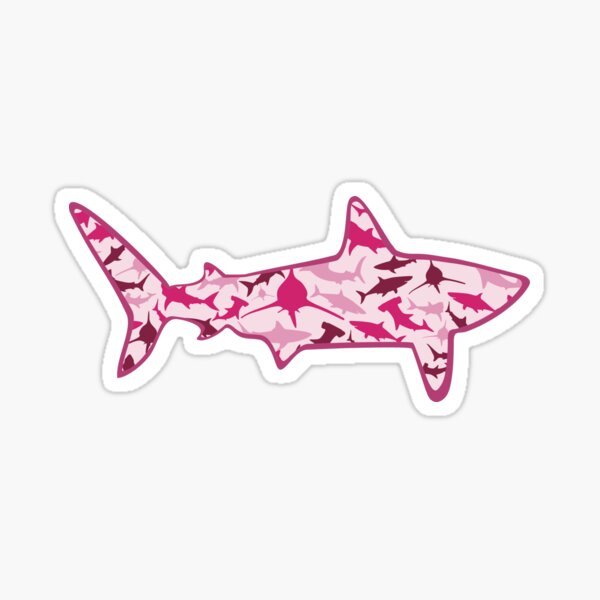 "Bubble Gum Sharks" Sticker for Sale by GR8DZINE | Redbubble