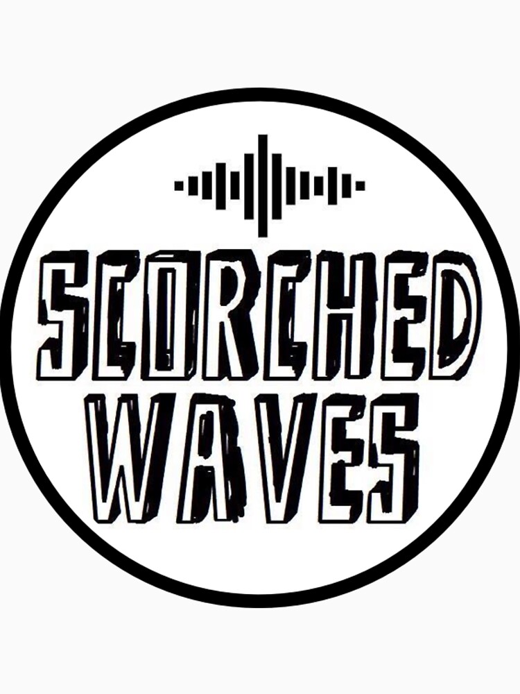 "Scorched Waves Main Logo | Scorched Waves" T-shirt for Sale by gyruses ...
