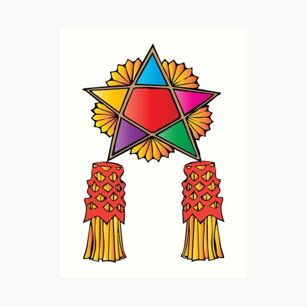 "Filipino Christmas Parol" Art Print for Sale by artjuniverse | Redbubble