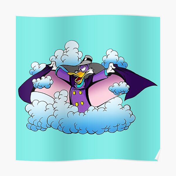 "Darkwing Duck Smoke" Poster by BrewDiust | Redbubble