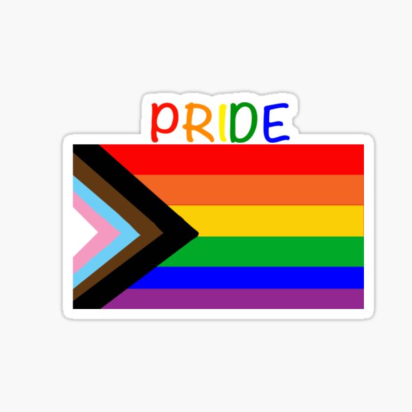 "Progressive Pride Flag" Sticker for Sale by EmmaWeibel | Redbubble