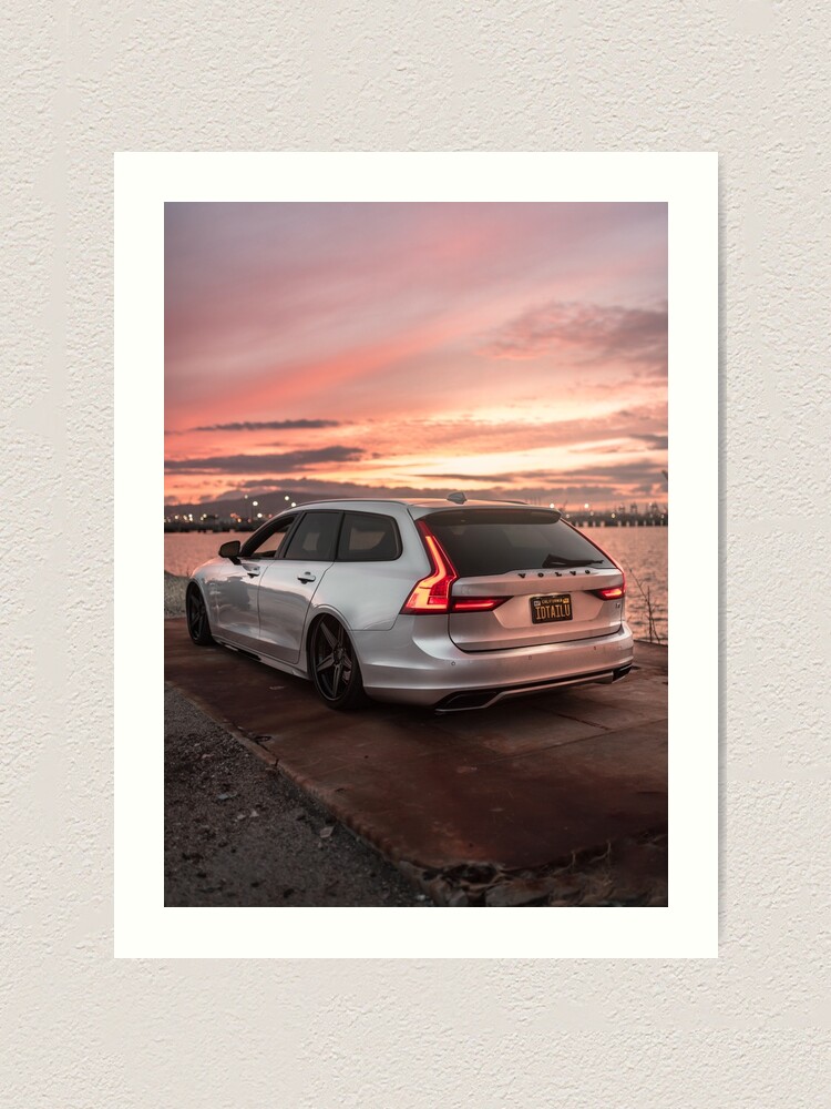 "Bagged Volvo V90 R-Design Golden Hour" Art Print for Sale by ...
