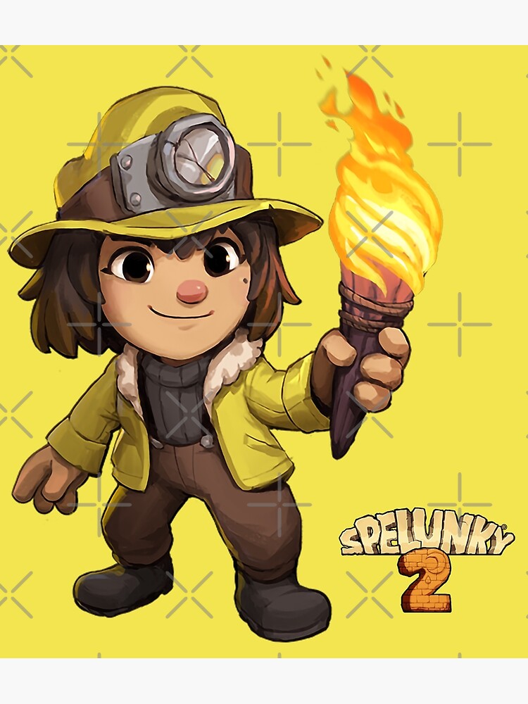 "Ana Spelunky - Spelunky 2" Poster for Sale by remembermekid | Redbubble