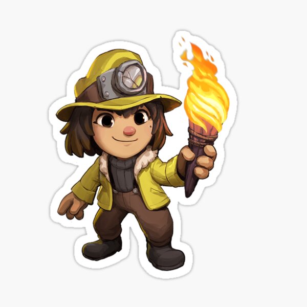 "Ana Spelunky - Spelunky 2" Sticker by remembermekid | Redbubble
