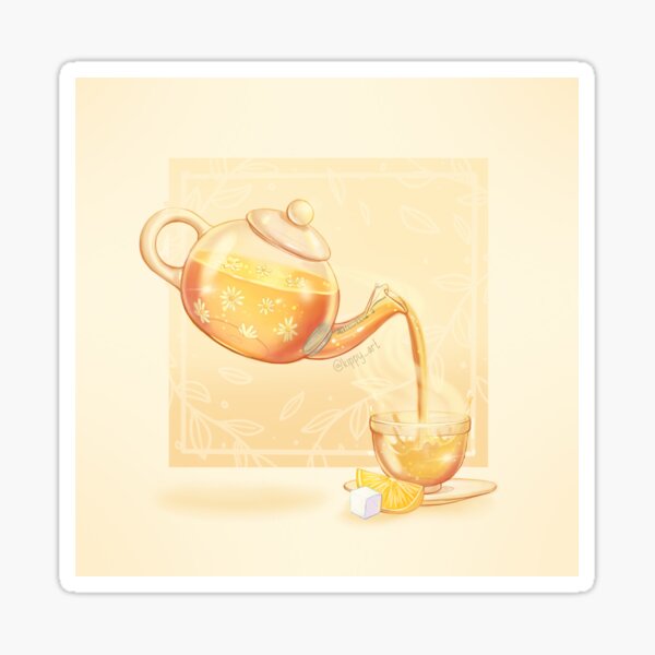 "Teapot" Sticker by kippythecat | Redbubble