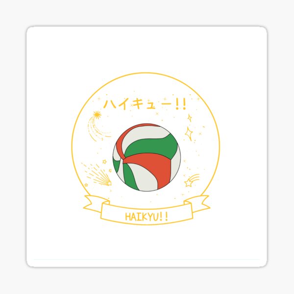 "Haikyuu Volleyball Logo" Sticker by day-na | Redbubble