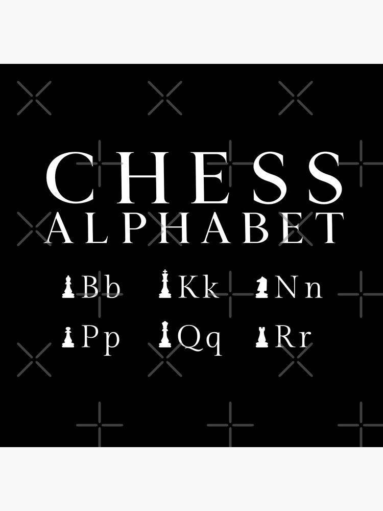 "CHESS ALPHABET" Poster for Sale by CozyMarket | Redbubble