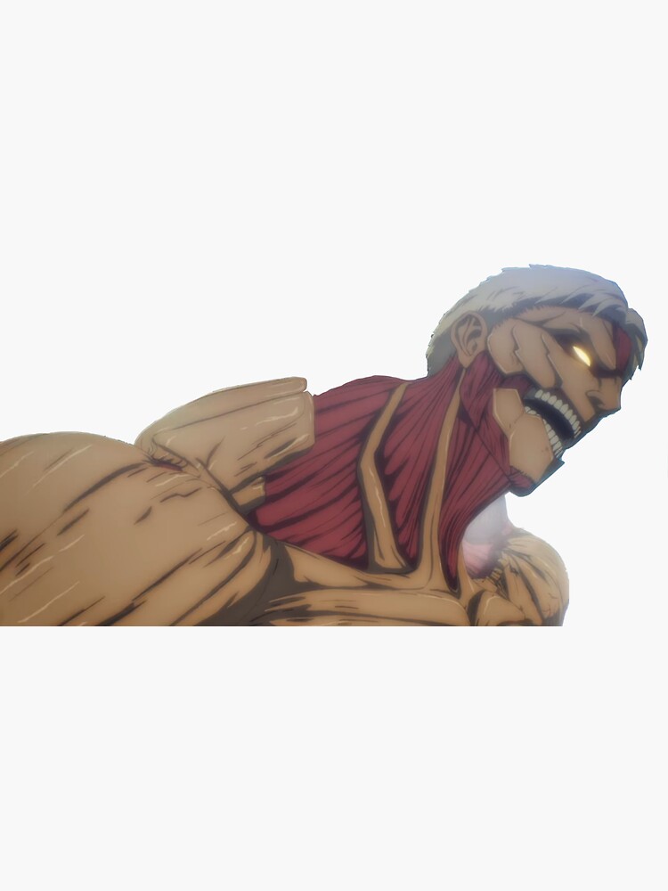 "Armored Titan AOT" Sticker by munisafarook | Redbubble