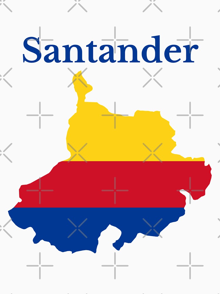 "Santander Department Map, Colombian Department" Essential T-Shirt for ...