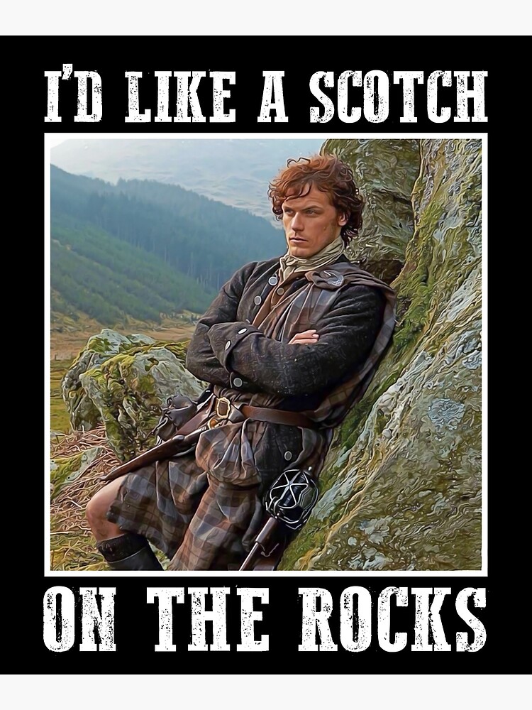 "I'd Like a Scotch on the Rocks Outlander" Greeting Card for Sale by ...