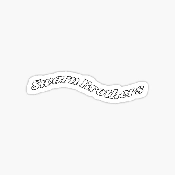 "sworn brothers " Sticker for Sale by irianmann | Redbubble