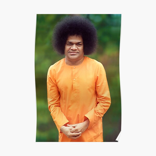 "Sathya Sai Baba Standing | Sai Baba" Poster for Sale by sathyas-corner ...