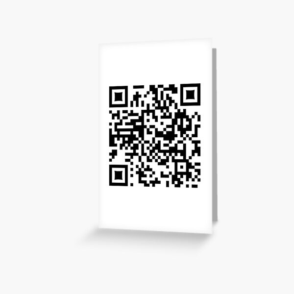 "Big Enough QR Code Screaming Cowboy Meme" Greeting Card for Sale by ...