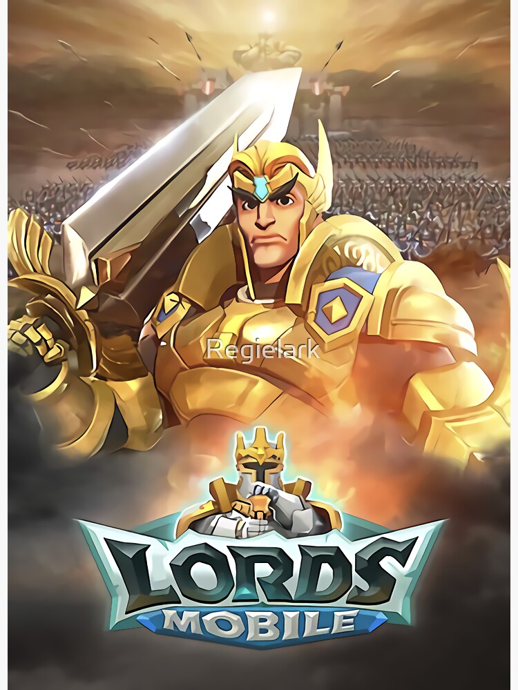 "lords mobile game" Sticker for Sale by Regielark | Redbubble