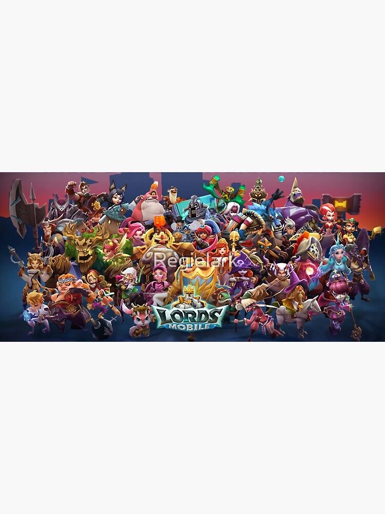 "lords mobile heroes" Sticker for Sale by Regielark | Redbubble