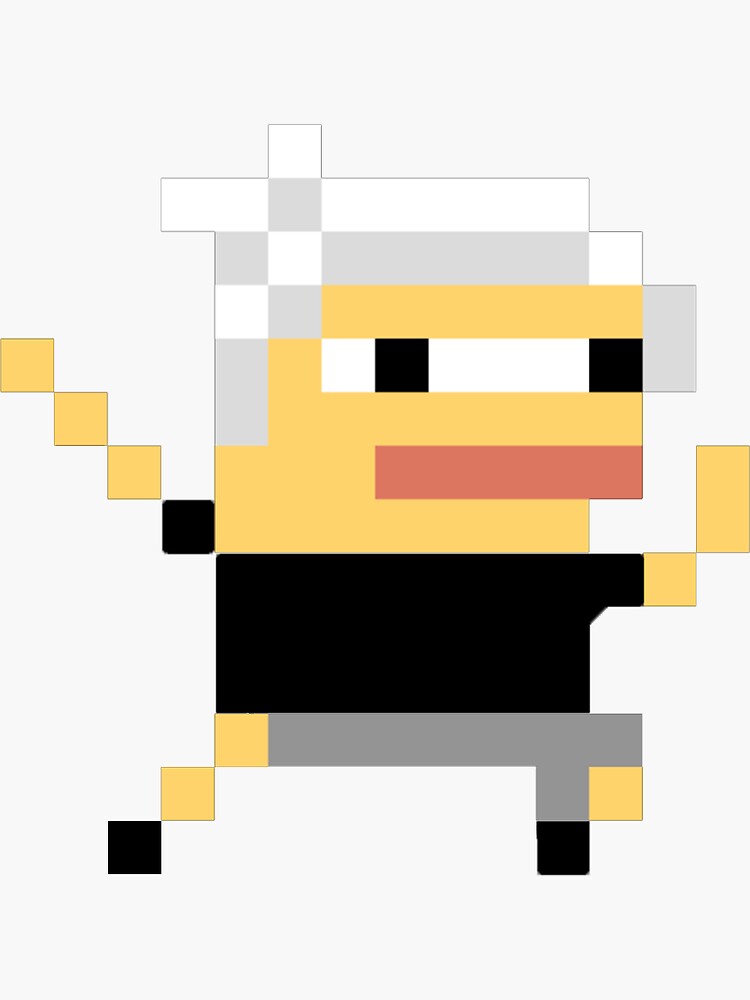 "xqc dance emote" Sticker for Sale by dortee | Redbubble