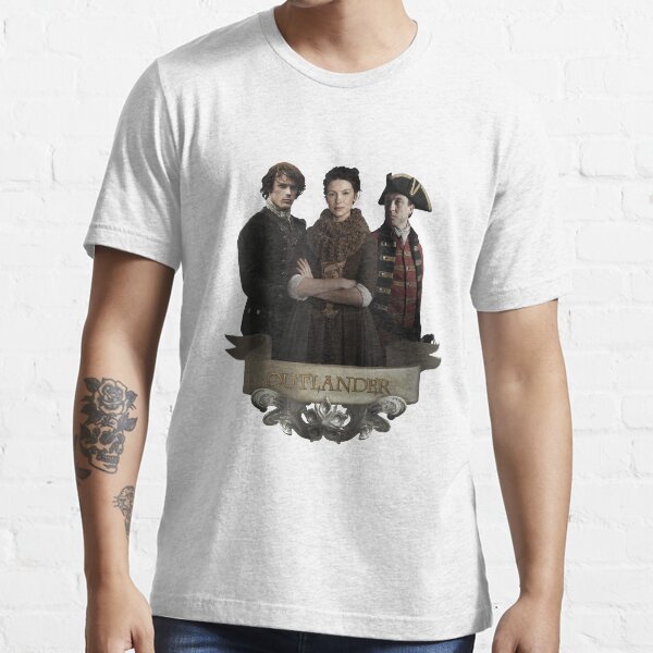 "Outlander Love Triangle Balcony Portrait Logo" T-shirt for Sale by ...