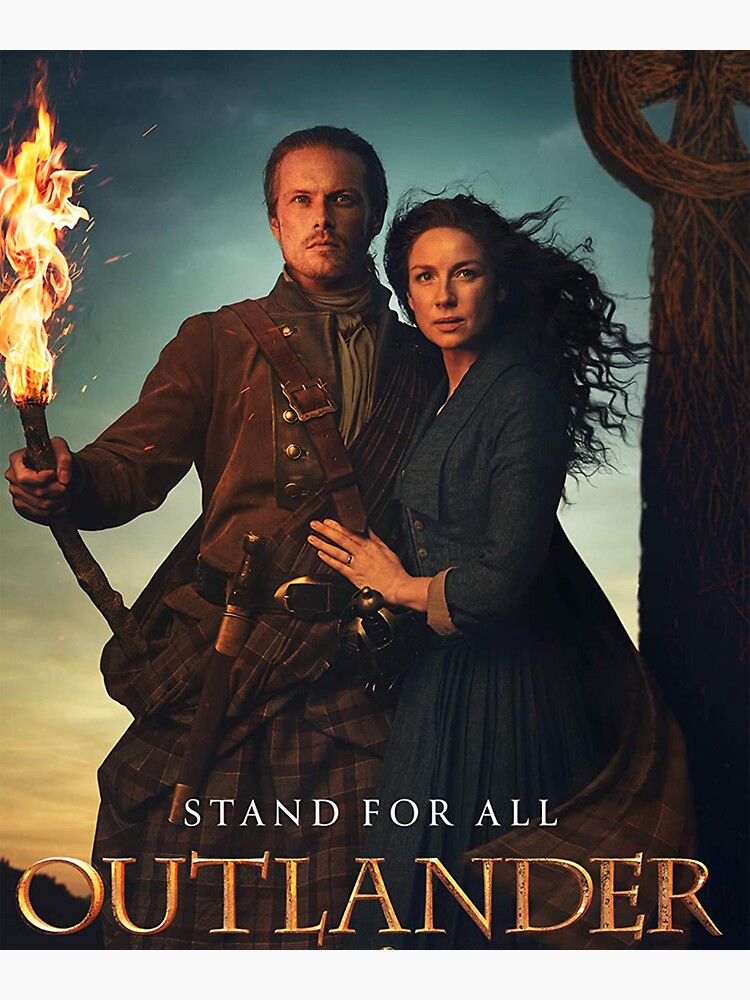 "Outlander Stand For All Jamie and Claire" Sticker for Sale by ...