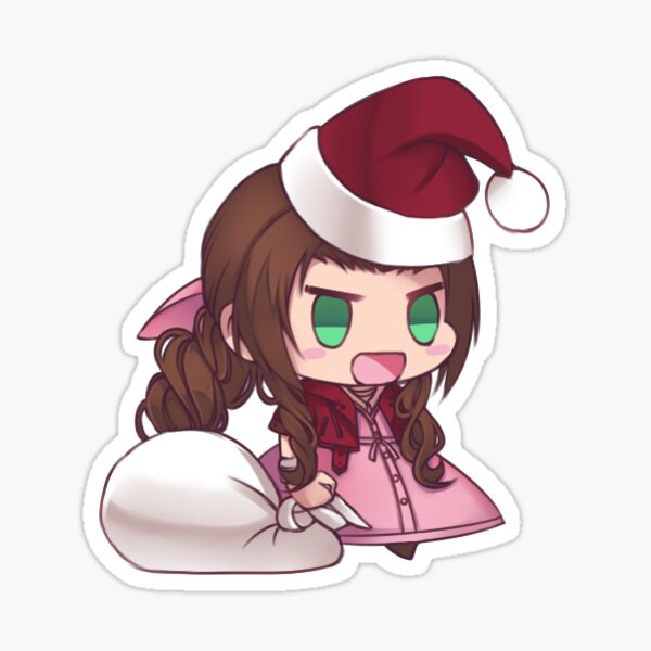 "Padoru Aerith" Sticker for Sale by tifaamakura | Redbubble