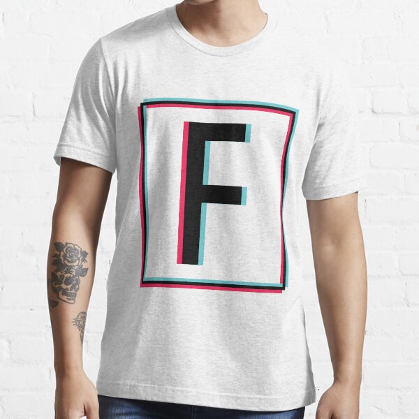 "Alphabet F Letter " T-shirt for Sale by LeoTheMark | Redbubble ...