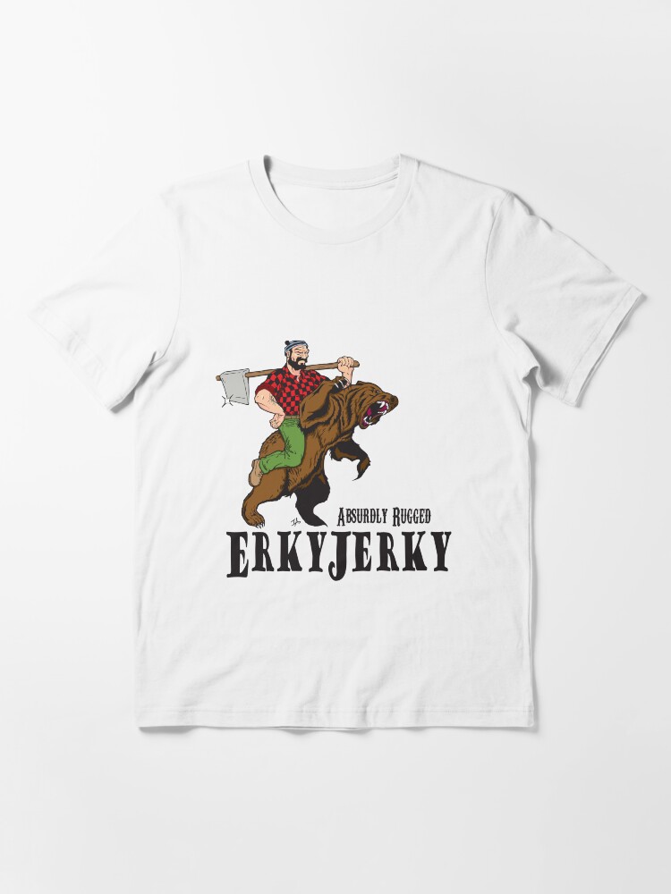 "Erky Jerky - Absurdly Rugged" T-shirt by IT-Anastas | Redbubble