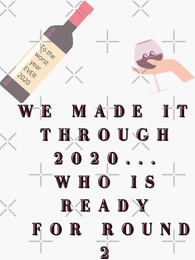 "Who is Ready For Round 2" Sticker for Sale by Dominique11 | Redbubble