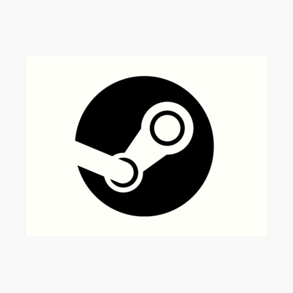 "Steam Logo" Art Print by GameLingo | Redbubble