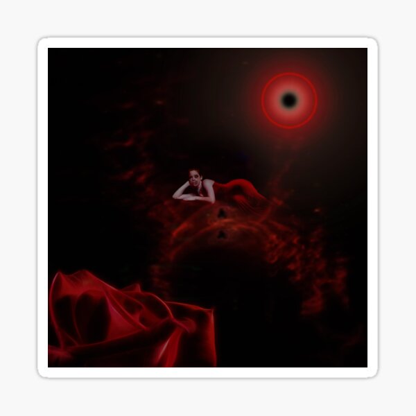 "Lady Death" Sticker for Sale by LuciaS | Redbubble