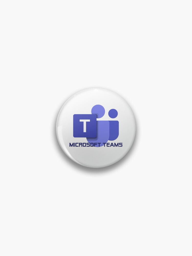 "Microsoft teams blue logo and text" Pin by wiggy38 | Redbubble