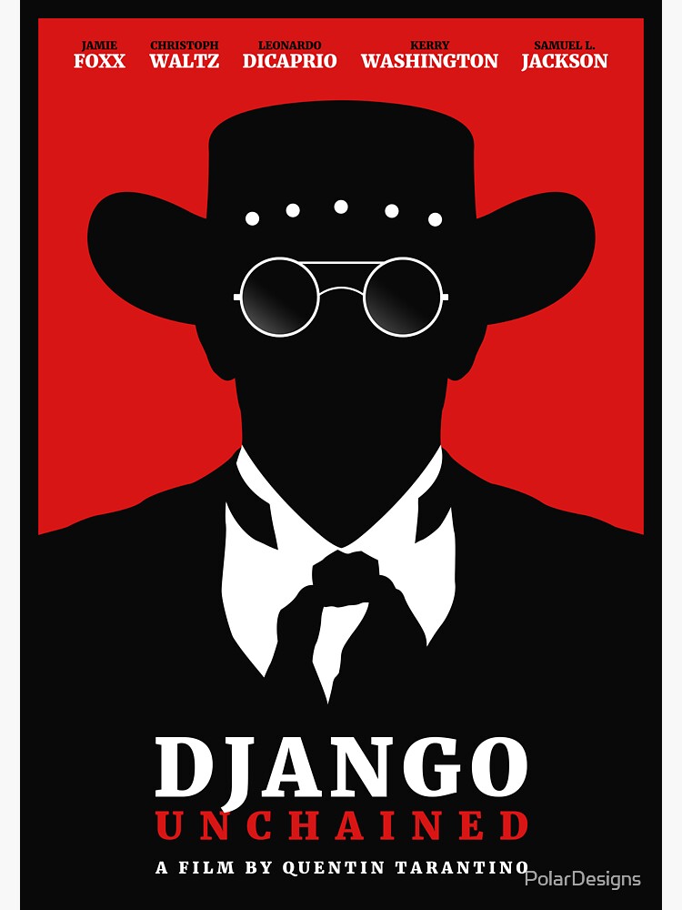 "Django Unchained film poster" Sticker for Sale by PolarDesigns | Redbubble