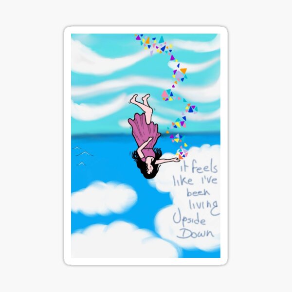 "UPSIDE DOWN" Sticker by pierma | Redbubble
