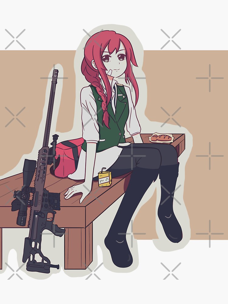 "ARMY GIRL." Sticker by RachL | Redbubble