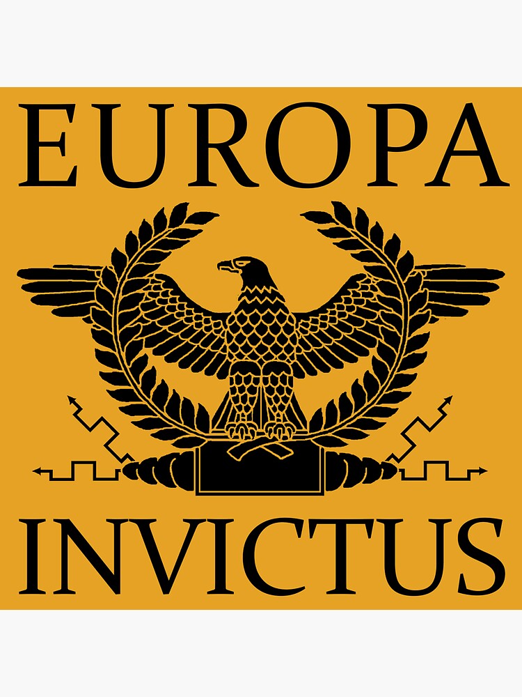 "Europa Invictus" Sticker for Sale by AtlanteanArts | Redbubble