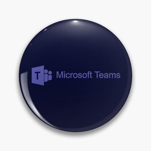 "Blue Microsoft Teams logo text serif" Pin by wiggy38 | Redbubble