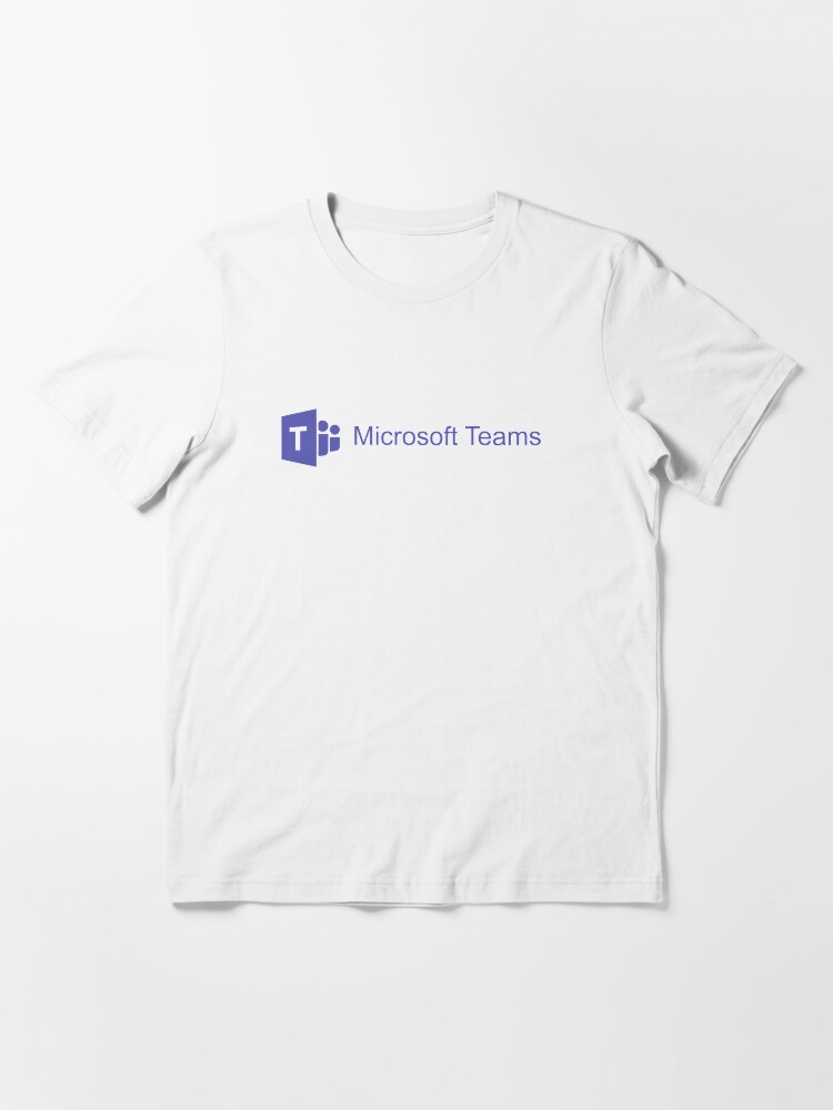 "Blue Microsoft Teams logo text serif" T-shirt for Sale by wiggy38 ...
