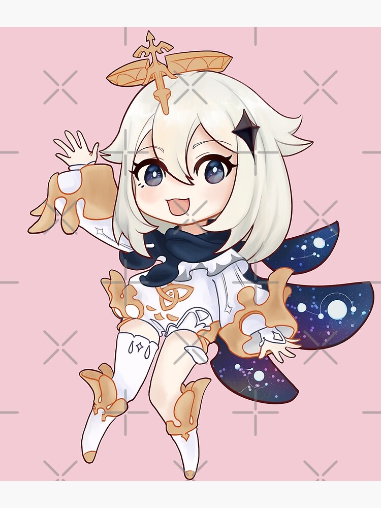 "Paimon Genshin Impact" Art Print by chaiimu | Redbubble