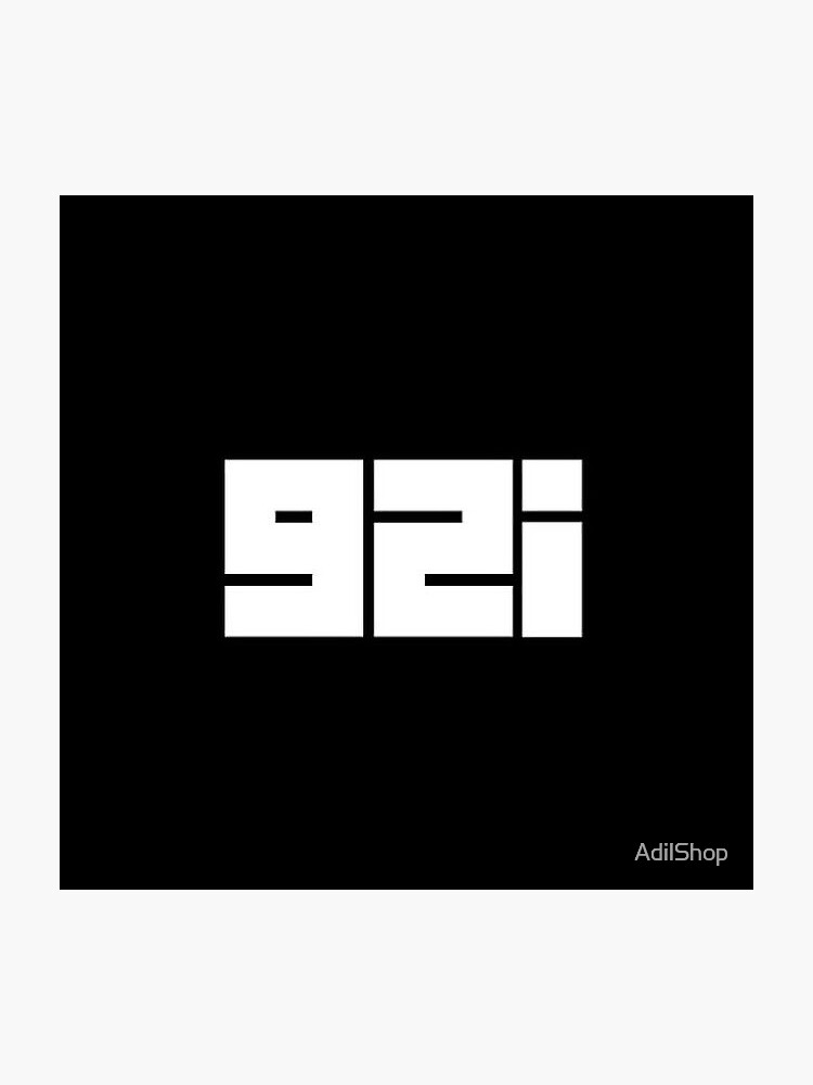 Sticker « 92i / Booba », par AdilShop | Redbubble