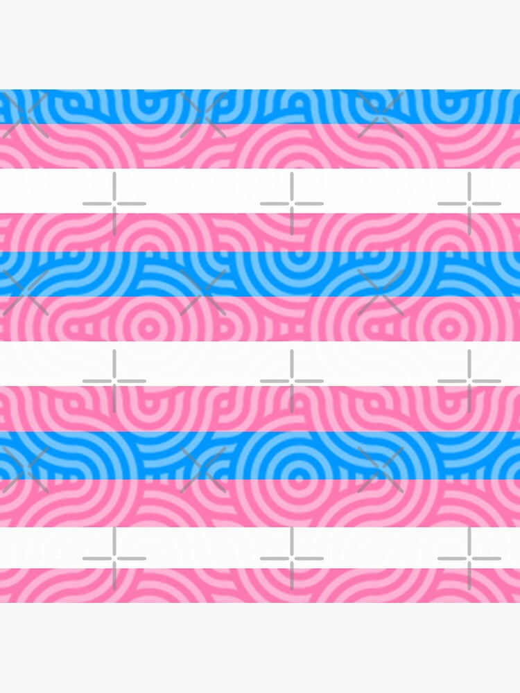 "Psychedelic/Trippy Pattern || LGBTQ+ (Transgender)" Sticker for Sale ...