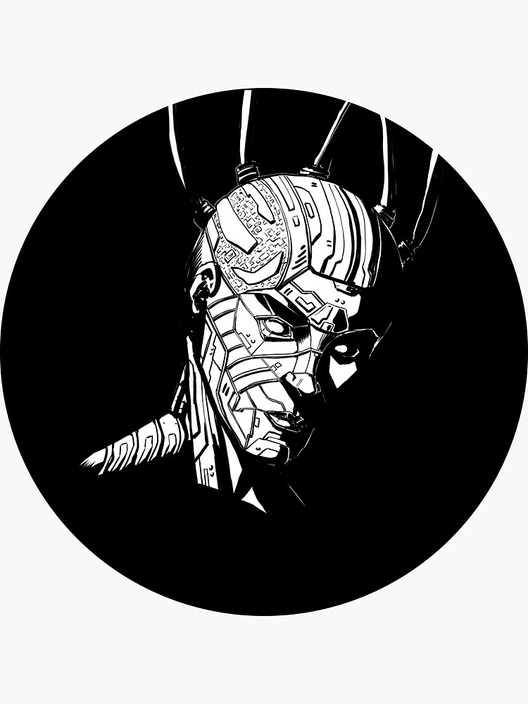 "Paranoid Android" Sticker for Sale by Erggoart | Redbubble