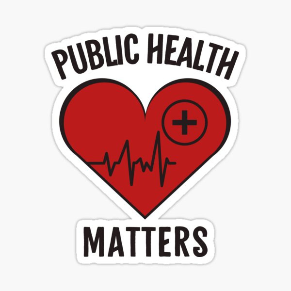 "Public Health Matters" Sticker for Sale by nanathaishop | Redbubble