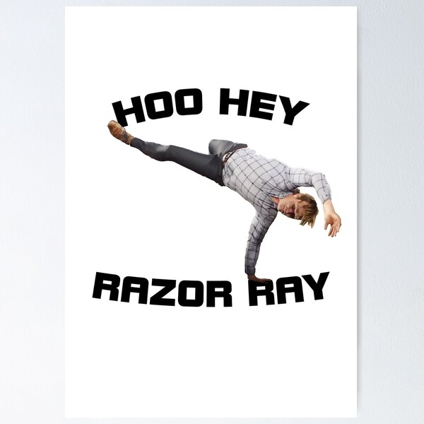 "Razor Ray" Poster for Sale by kiwiandy | Redbubble