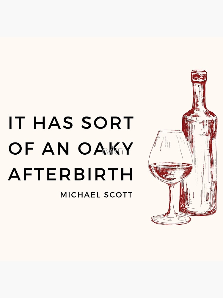 "Oaky Afterbirth Michael Scott The Office Sticker" Sticker by rvkn ...
